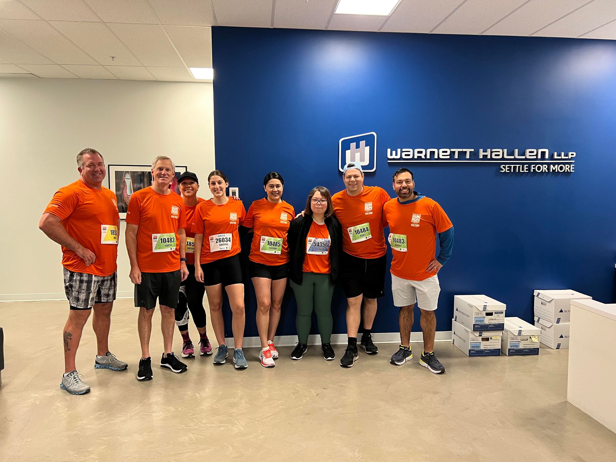 Team From Warnett Hallen participated in the Vancouver Sun Run 2023