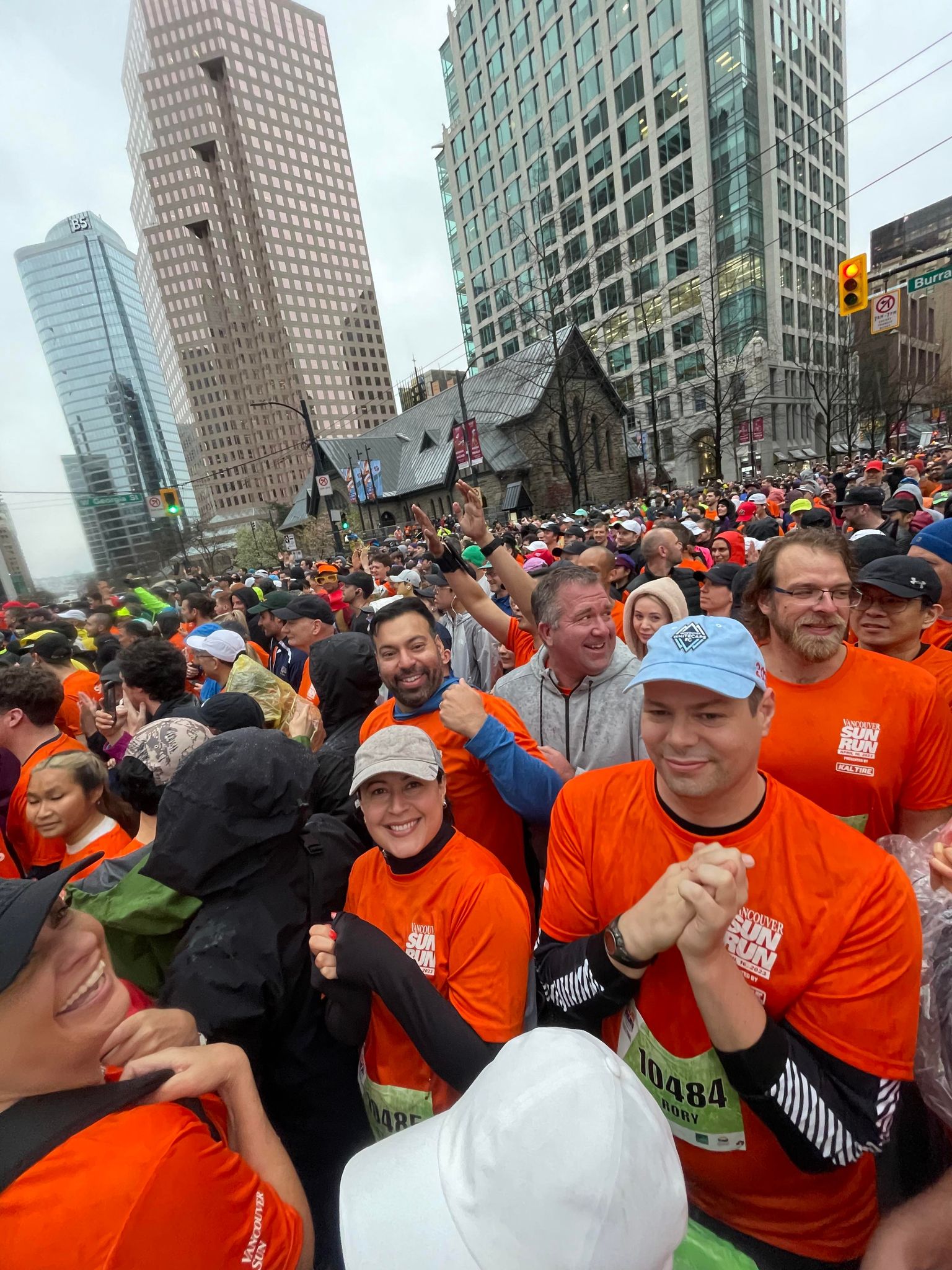Team From Warnett Hallen participated in the Vancouver Sun Run 2023